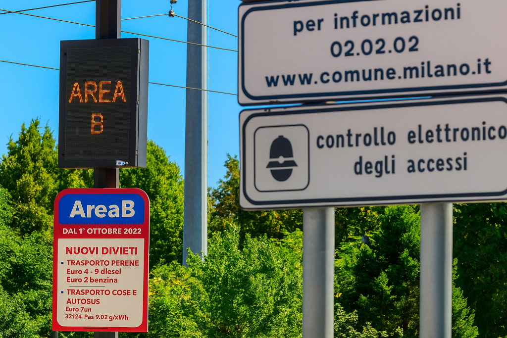 Area B Milano, stop agli Euro 3 dal 1° ottobre: tutti i divieti